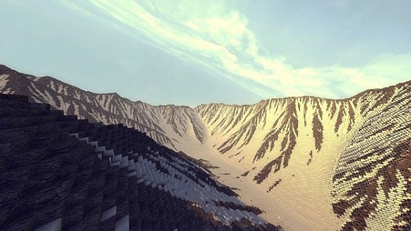 Minecraft Mountains By Exunary